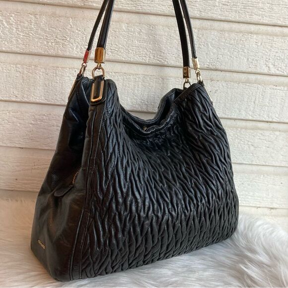 Coach | Bags | Coach Quilted Pleated Madison Maggie Shoulder Bag Tote Dalton 26257 | Poshmark